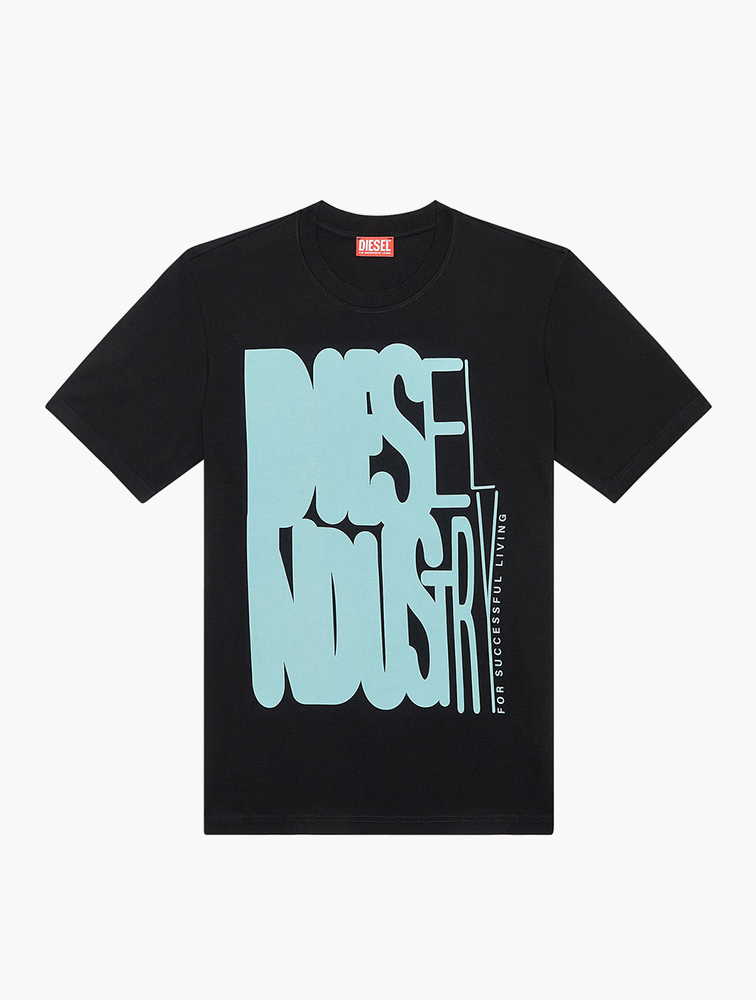 MyRunway | Shop Diesel Black T-Diegor-K66 T-shirt for Men from MyRunway.co.za